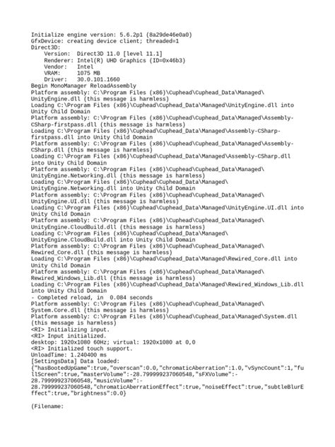 output log pdf filename computer data