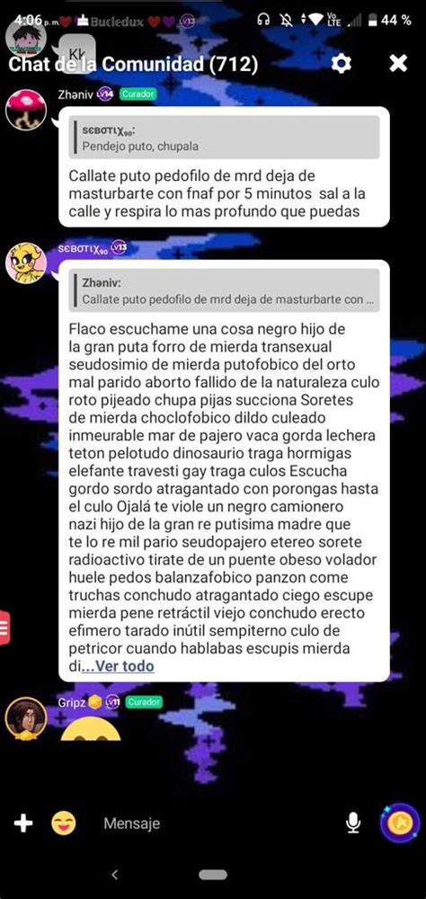 Callate Puto Pedofilo De Mrd Deja De Masturbarte Con Fnaf Por 5 Minutos Sal A La Calle Y