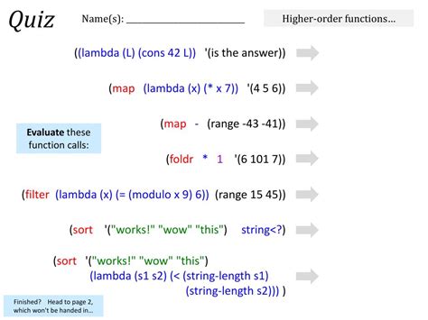 Ppt Higher Order Functions Powerpoint Presentation Free Download Id 2574895
