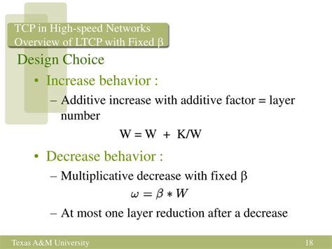 Ppt Congestion Control Algorithms Of Tcp In Emerging Networks