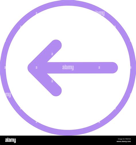 Pointer Arrow In Modern Flat Style Arrow Vector Button Isolated On