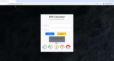 Farhana Beevi On Linkedin Reactjs Bmicalculator Webdevelopment