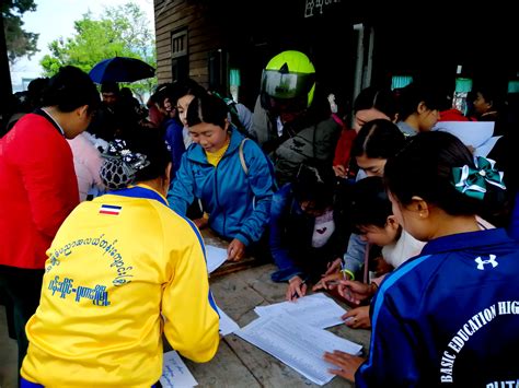 ပူတာအိုမြို့နယ် စာစစ်ဌာနများတွင် ခေါင်လန်ဖူးမြို့နယ် ကျောင်းသားများအပါအဝင် တက္ကသိုလ်ဝင်စာမေးပွဲ