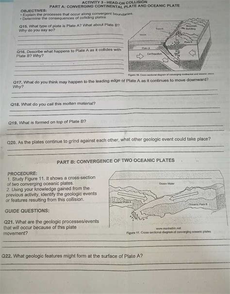 ACTIVITY HEAD ON COLLISION OBJECTIVES PART StudyX