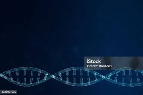 인공 Intelegence Dna의 분자 개념 이진 코드의 게놈 기술 과학 인공 개념을 추상화 Dna 3 차원 일러스트 레이 션 3차원 형태에 대한 스톡 사진 및 기타