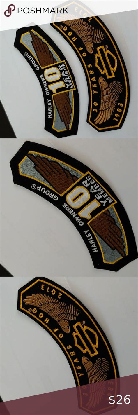 Harley Davidson Patches Set Of 2 New Stickers