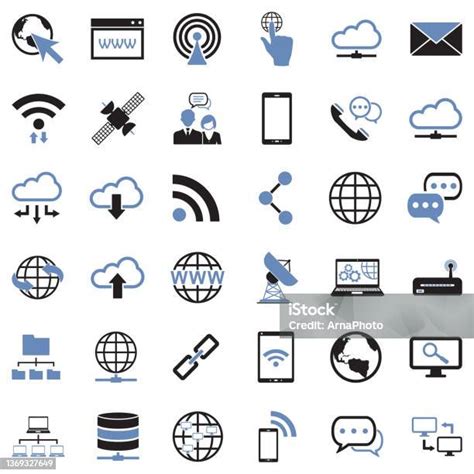 인터넷 아이콘입니다 투 톤 플랫 디자인 벡터 일러스트레이션 투톤 색상에 대한 스톡 벡터 아트 및 기타 이미지 투톤 색상