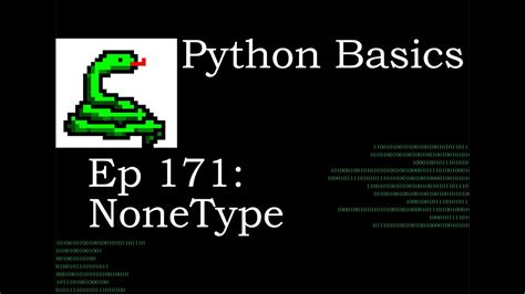 python basics nonetype youtube