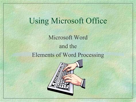Slide Word And Word Processing Ppt