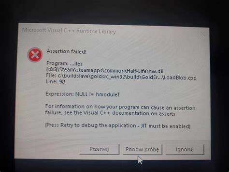 Assertion Failed Rcounterstrike