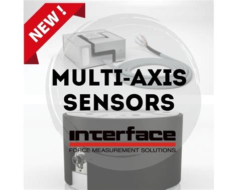 New Interface Multi Axis Load Cells