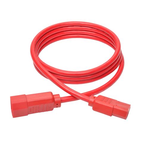 6ft Tripp Lite C13 To C14 Pdu Power Cord Red