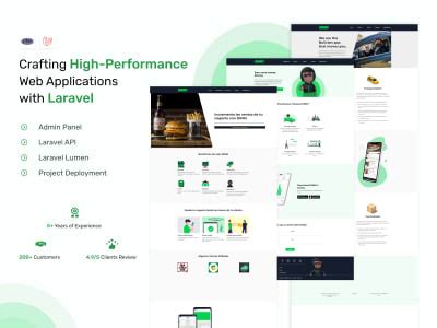 A Professional Fast And Scalable Website Using Laravel Upwork