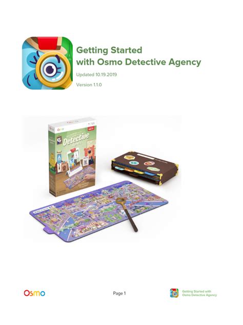 getting started with osmo detective agency pdf