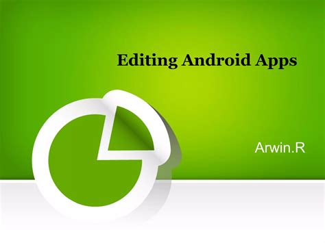 Android Editing Applications Ppt