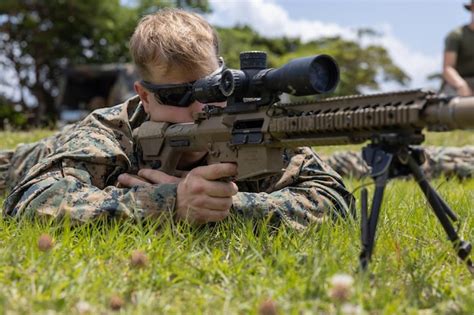 Premium Photo Sniper Rifle Range