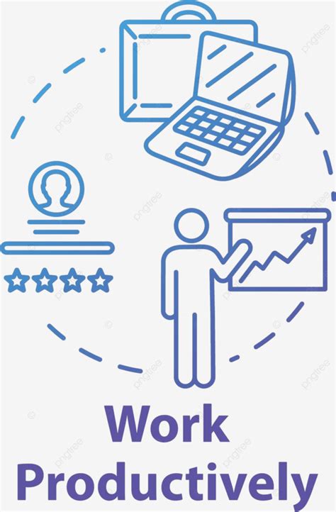 Efficient Workflow Icon With Time Management Concept Improvement Vector Drawing Vector