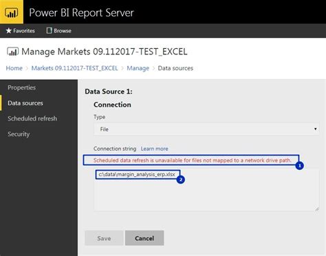 Scheduled Data Refresh For Local Excel File Microsoft Fabric Community