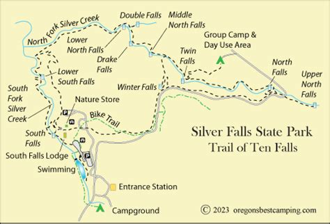 Silver Falls State Park Campground Experience The Trail Of 10 Falls