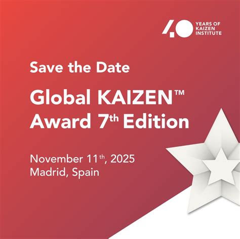 Kaizen Kaizeninstitute Perbaikanberkelanjutan Kaizenaward Operationalexcellence