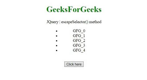 méthode jquery escapeselector stacklima