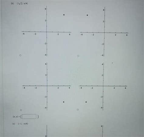 Solved Plot The Point Whose Polar Coordinates Are Given