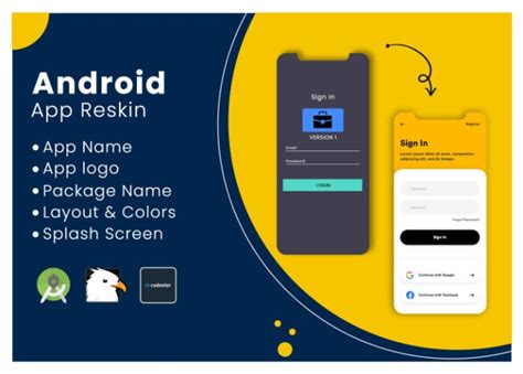 Reskin App Redesign Your Android App And Reskin Codecanyon By