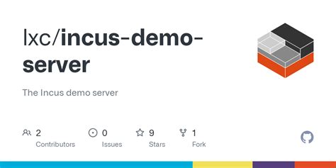GitHub Lxc Incus Demo Server The Incus Demo Server