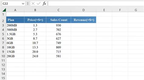 Excel Relative Reference MBT