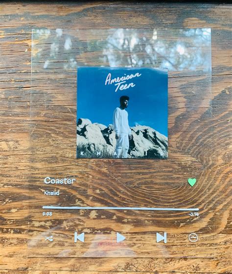 Handmade Customizable Plexiglass Album Cover Spotify Wall Hanging Etsy