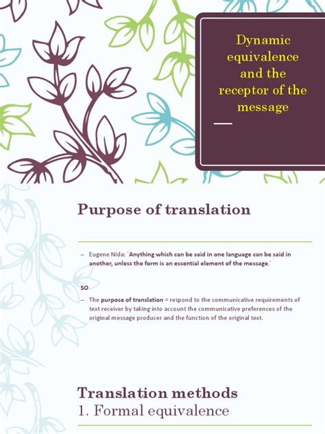 Dynamic Equivalence Download Free Pdf Translations Semiotics