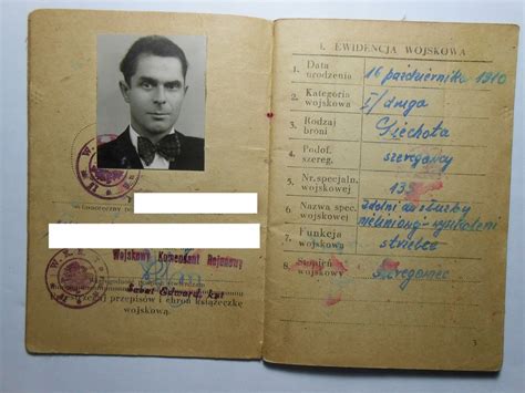 Książeczka wojskowa - 12779120434 - oficjalne archiwum Allegro