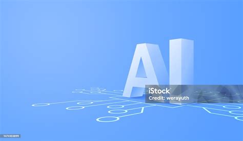 회로 전기 배경을 가진 3d 인공 지능 디지털 미래형 빅데이터 시각화 및 머신러닝 벡터 배너 아트 그림입니다 0명에 대한 스톡 벡터 아트 및 기타 이미지 Istock