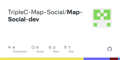 GitHub TripleC Map Social Map Social Dev
