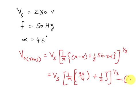 Solved The Single Phase Full Wave Ac Voltage Controller Operates On A