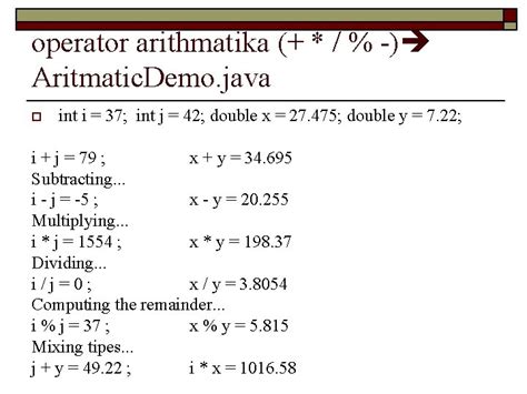 Algoritma Pemrograman 1 Dasardasar Pemrograman Java Analisa Coding