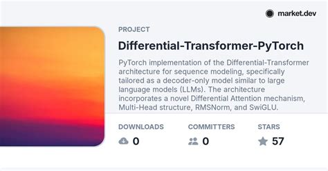 Differential Transformer Pytorch Ecosystem Directory Marketdev