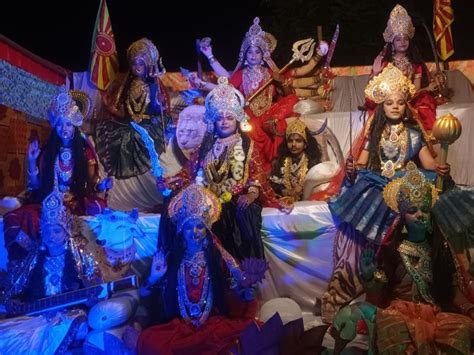 Prajapita Brahmakumari University Provided Darshan Of 9 Devi Chaitanya Tableau प्रजापिता