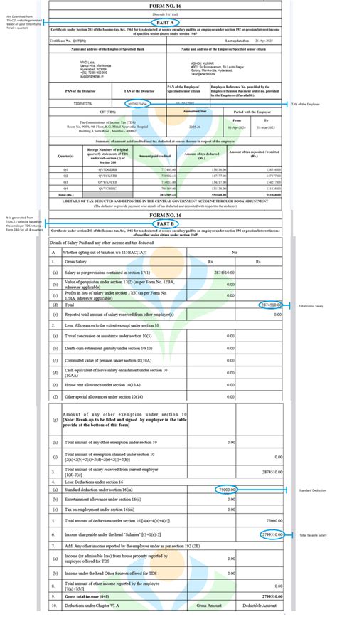 Understanding Form 16 Gti Faq Eztax® Help Center