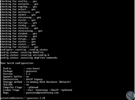 Cómo Instalar Goaccess Para Analizar Log De Apache Linux Solvetic