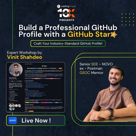 codingninjas 10xclub workshop github resumetips careerdevelopment