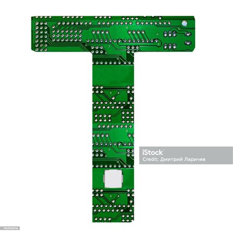 문자 T 회로 기판 스타일의 알파벳 흰색에 격리 된 디지털 하이테크 편지 3d 일러스트레이션 3차원 형태에 대한 스톡 사진 및 기타 이미지 Istock