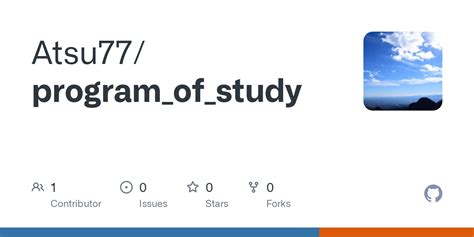 Github Atsu Program Of Study