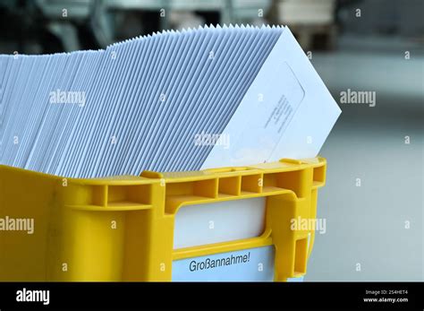 Mailbox With Letter Mailing Sorted By Zip Code For Delivery And Postage Optimization When