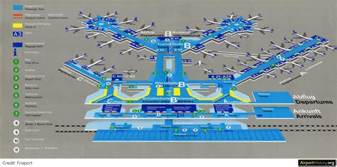 Map Of Frankfurt Airport Terminal 1 Universelles