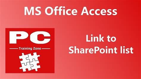 Ms Office Access Link To Sharepoint List Youtube
