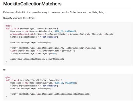Extending Mockito Write Custom Matchers For Lists Randroiddev