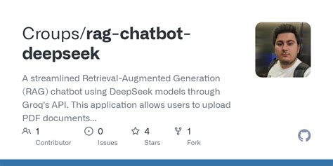 Github Croupsrag Chatbot Deepseek A Streamlined Retrieval Augmented Generation Rag Chatbot
