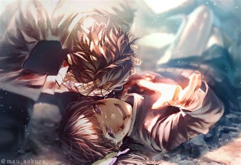 Kamado Tanjirou And Tsuyuri Kanao Kimetsu No Yaiba Drawn By Mau