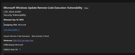 Microsoft Addresses Critical Zero Day Vulnerabilities Cve 2024 43491 In September 2024 Patch